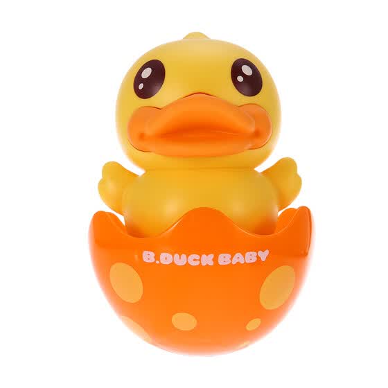 Shop Roly-poly Duck Baby Tumbler Toy With Bell Teether Wobbling ...