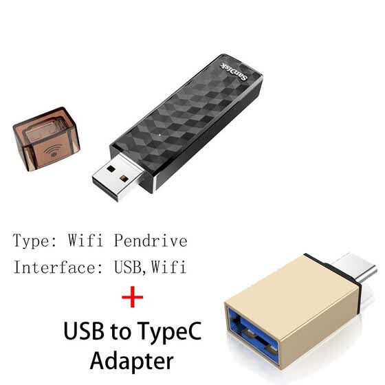 Shop Original SanDisk Connect Wireless Stick USB Flash Drive SDWS4 Wi ...